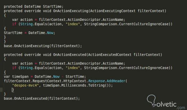 Añadiendo aspectos a los controladores en ASP.NET MVC - Solvetic