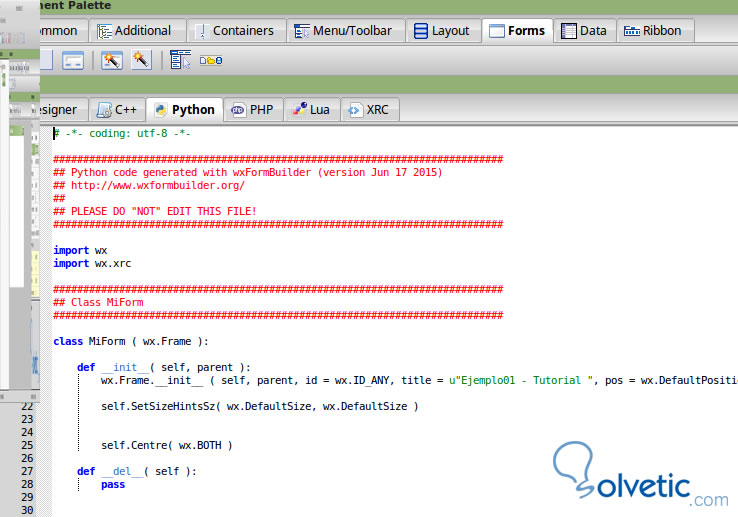 Desarrollo de aplicaciones con Python y wxFormBuilder - Solvetic
