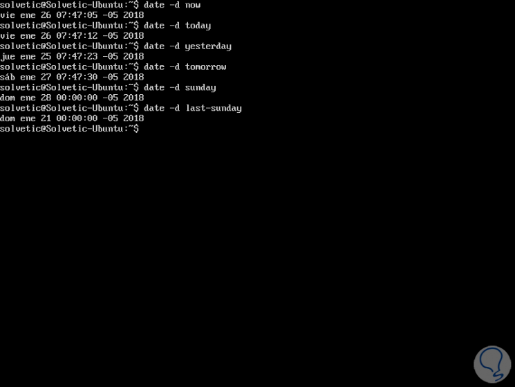 Cómo usar el comando date de fecha en Linux - Solvetic