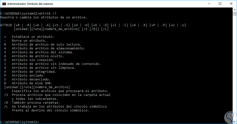 Cambiar atributos de archivo Windows 10 ️ Permisos - Solvetic
