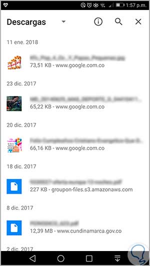 Cómo ver archivos descargados en móvil Android - Solvetic