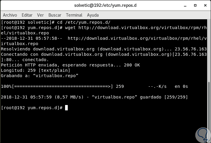 Cómo instalar VirtualBox en CentOS 7 - Solvetic