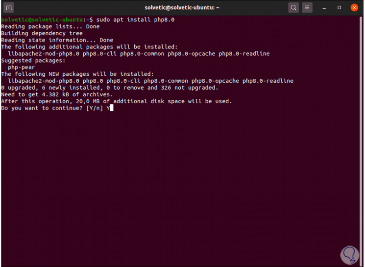 Instalar varias versiones de PHP en Ubuntu | 5.6 7.X 8.0 - Solvetic