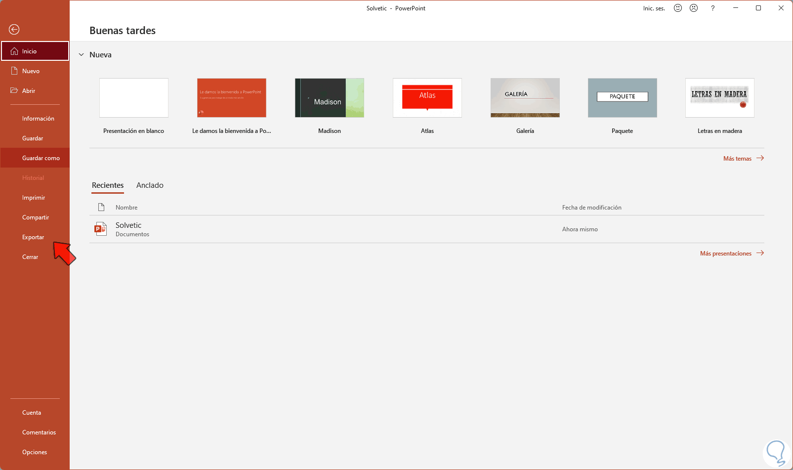 Convertir PowerPoint a PDF Sin Programas ️ - Solvetic Convertir PowerPoint a PDF Sin Programas ️ - Solvetic