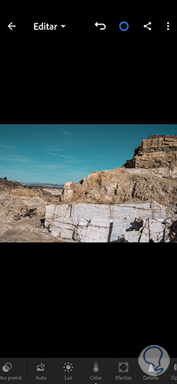 Cómo cambiar el color del cielo en Lightroom Mobile ️ - Solvetic