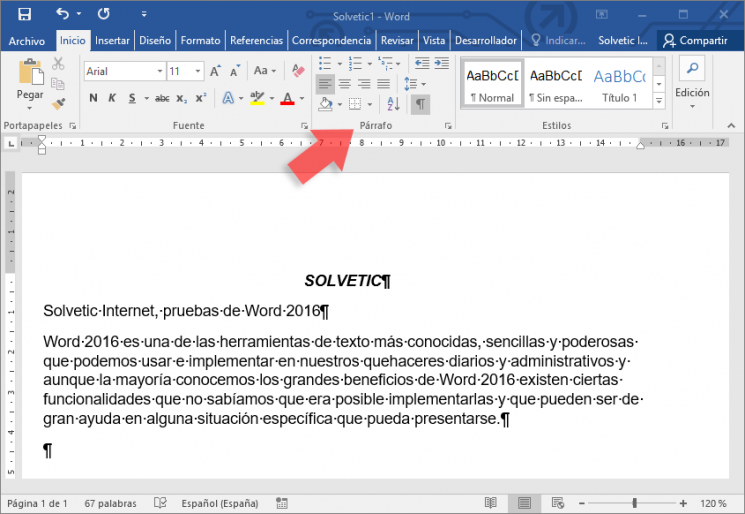 Cómo ocultar contenido o ver e imprimir texto oculto Word 2019 y Word 2016 - Solvetic