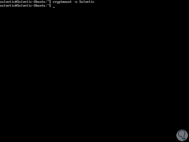 Cómo encriptar sistemas de archivos en Linux con Cryptmount - Solvetic