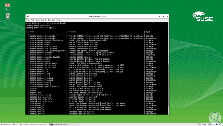 Comandos para administrar paquetes en SUSE Linux - Solvetic