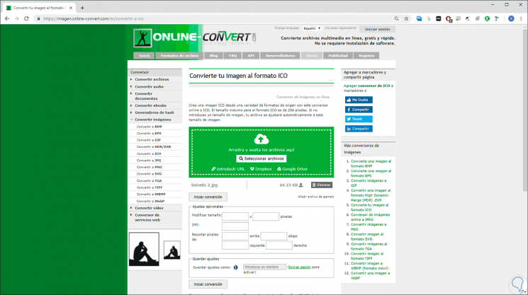 Cómo convertir JPG o PNG en ICO Windows 10 - Solvetic