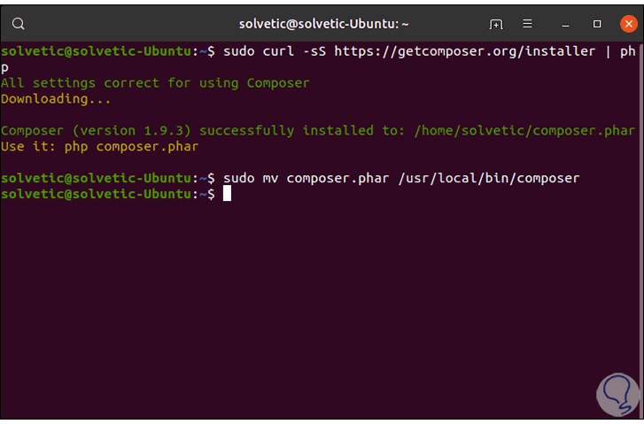 Cómo instalar Yii PHP Framework en CentOS 8, Ubuntu 19 o Debian - Solvetic