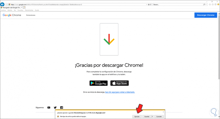 Instalar Chrome en Windows Server 2022, 2019 - Solvetic