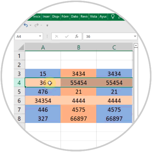 Cómo ocultar celdas en Excel con el teclado ️ - Solvetic Cómo ocultar celdas en Excel con el teclado ️ - Solvetic