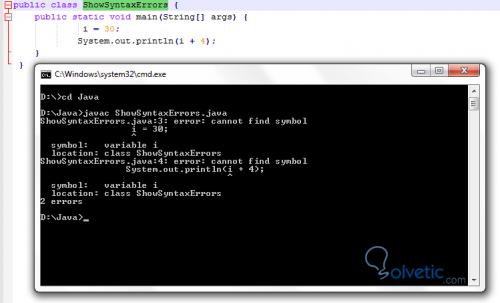 Java - Errores - Solvetic