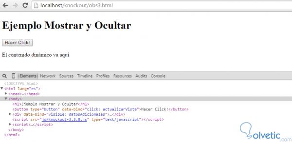 Cambios dinámicos con Knockout.js - Solvetic