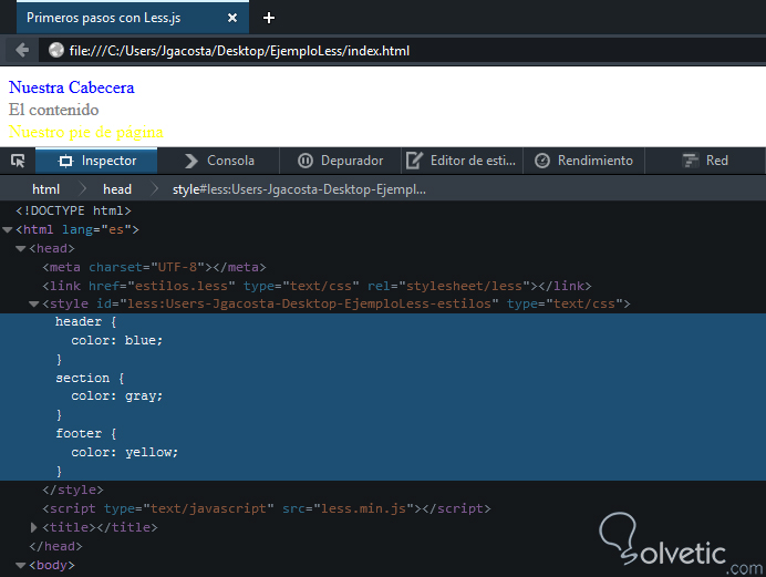 Primeros pasos con Less.js - Solvetic
