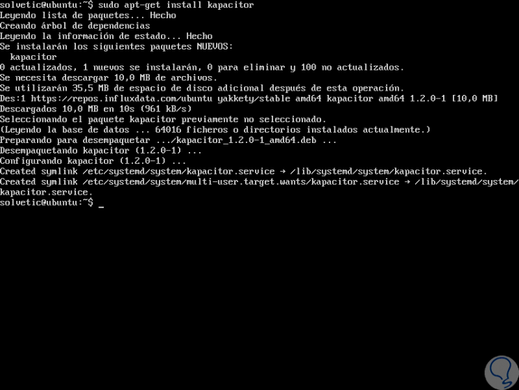 Cómo monitorizar sistema Ubuntu Server Linux con TICK Stack - Solvetic