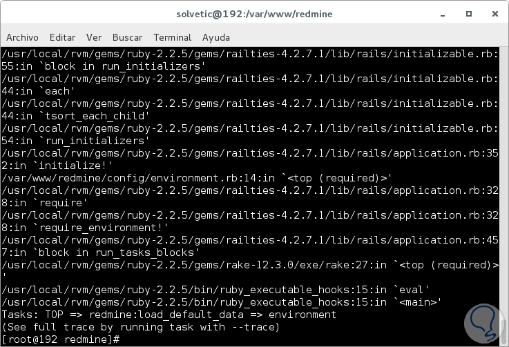 Cómo instalar Redmine con Nginx en centOS 7 - Solvetic