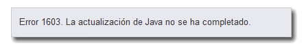 Cómo solucionar error 1603 de Java en Windows 10 - Solvetic