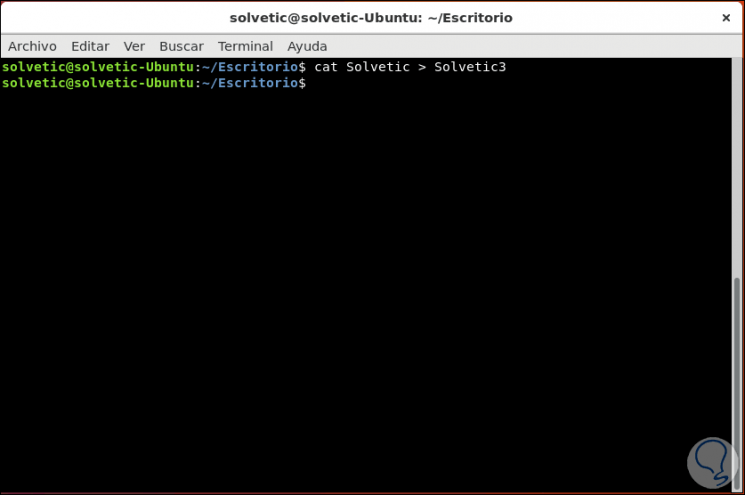 Cómo usar comando cat Linux - Solvetic