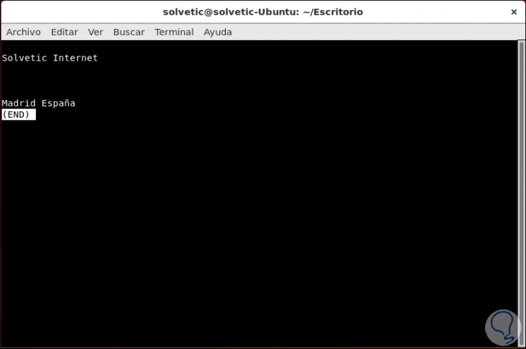 Cómo usar comando cat Linux - Solvetic