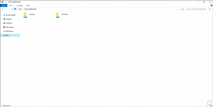Cómo ver carpetas compartidas Windows 10 - Solvetic