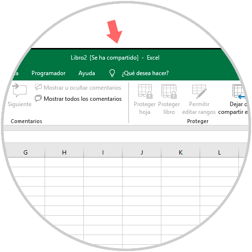 Cómo compartir un archivo Excel 2019 - Solvetic Cómo compartir un archivo Excel 2019 - Solvetic