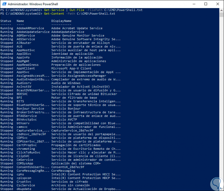 Cómo guardar comandos CMD o PowerShell en archivo txt - Solvetic