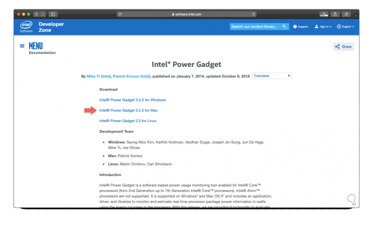Cómo instalar Intel Power Gadget Mac OS - Solvetic