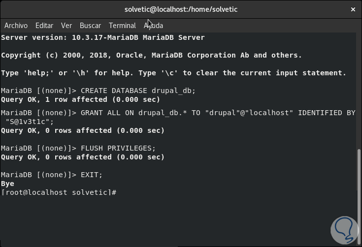 Cómo instalar Drupal en CentOS 8 - Solvetic