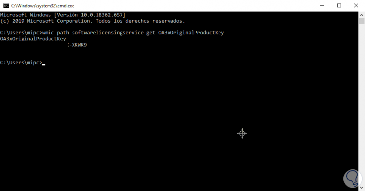 Ver clave Licencia Windows 10 CMD o PowerShell Serial - Solvetic