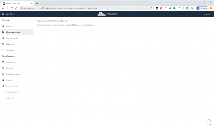 Cómo instalar ownCloud en CentOS 8 - Solvetic