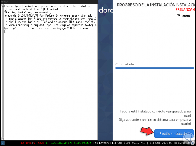 INSTALAR FEDORA I3 ️ Distribución 2021 - Solvetic