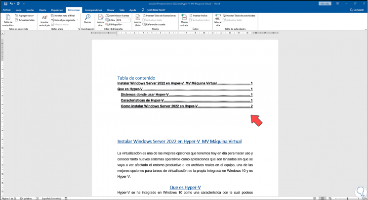 Crear Tabla de Contenido Word 2021 ️ AUTOMATICO - Solvetic