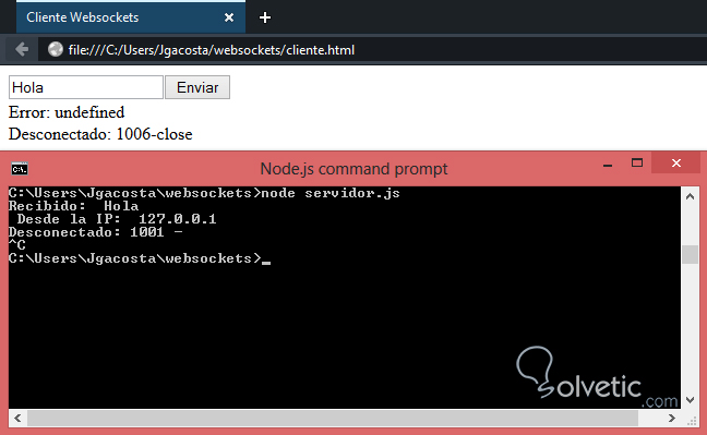 Websocket con Node.js - Solvetic