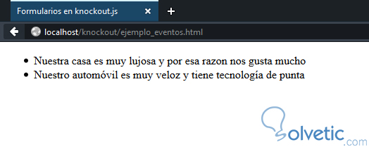 Trabajando con formularios en Knockout.js - Solvetic