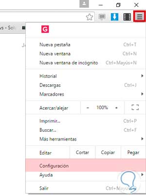 Activar o desactivar el complemento JavaScript en Chrome - Solvetic