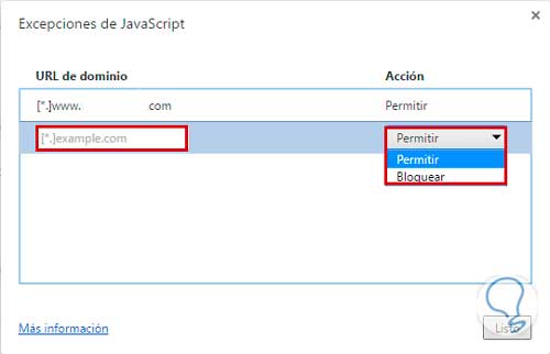 Activar o desactivar el complemento JavaScript en Chrome - Solvetic