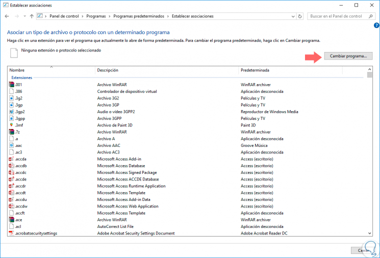 Cómo poner programa por defecto (predeterminado) Windows 10 - Solvetic