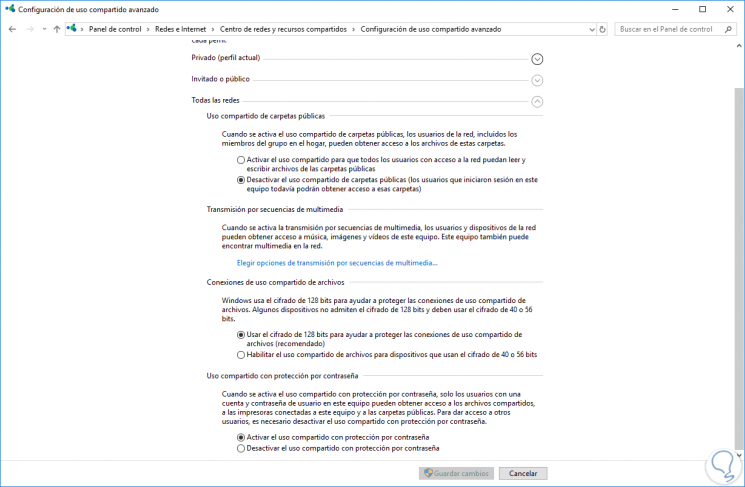Cómo usar Centro de redes y recursos compartidos en Windows 10, 8, 7 ...