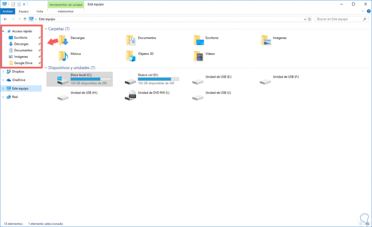 Cómo usar Acceso Rápido en Windows 10 - Solvetic