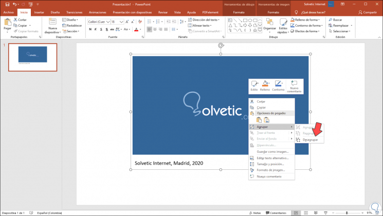 Como citar imagen en PowerPoint - Solvetic