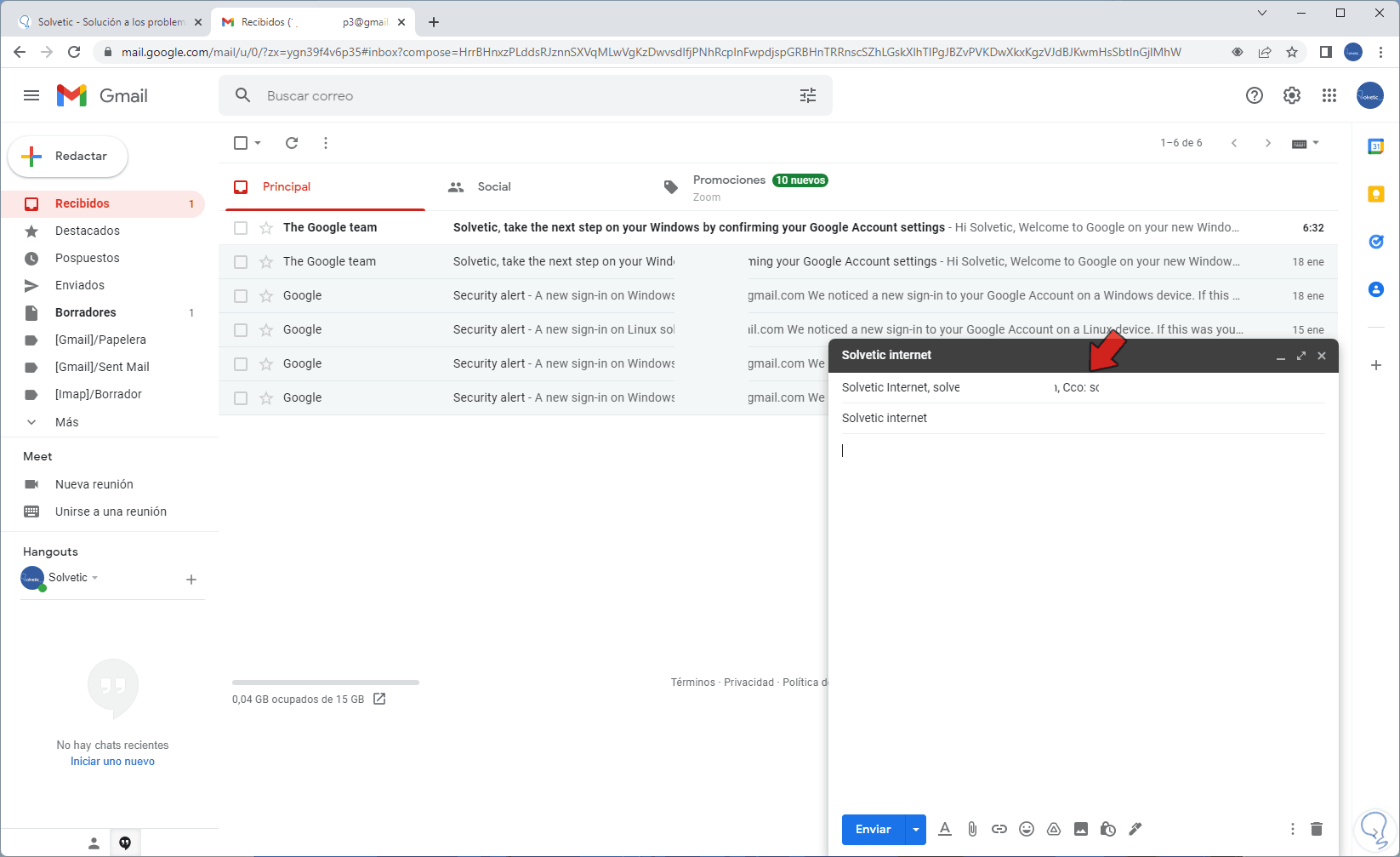 C mo Poner CC O CCO En Gmail PC Y M vil Solvetic