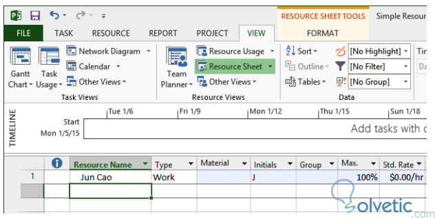 Microsoft Project 2013 - Solvetic - Página 15