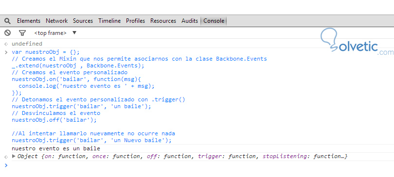 Backbone.js - Eventos Avanzados - Solvetic