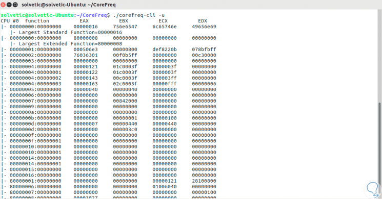 Cómo instalar Corefreq en Ubuntu Linux para monitorizar CPU - Solvetic