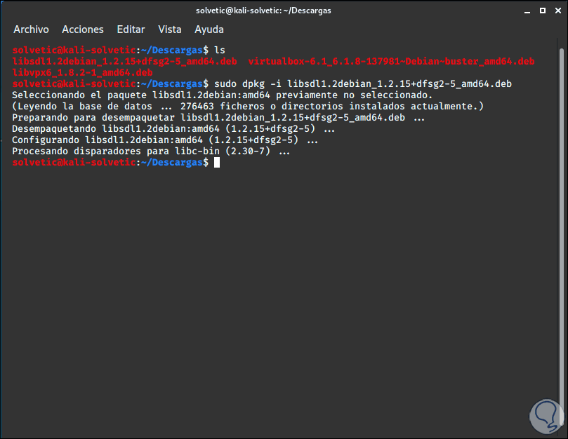 Cómo instalar VirtualBox en Kali Linux 2020 - Solvetic