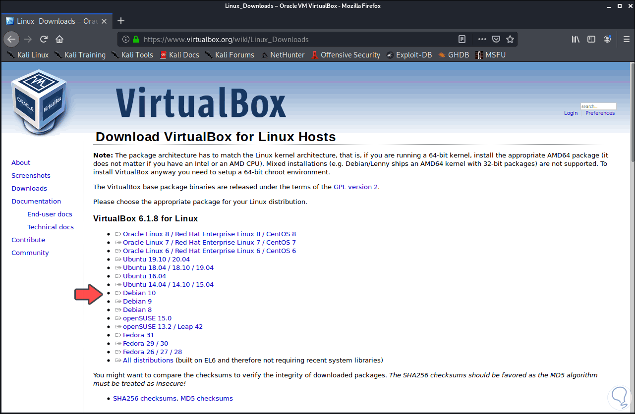 Cómo instalar VirtualBox en Kali Linux 2020 - Solvetic