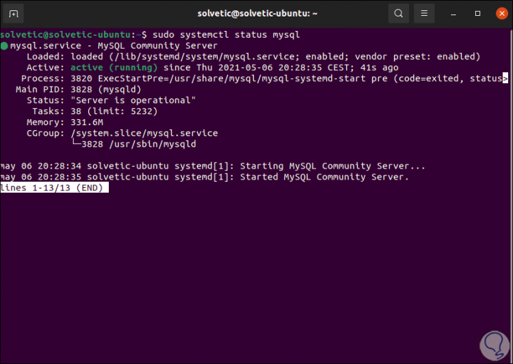 Cómo instalar MySQL en Ubuntu 21.10 ️ - Solvetic