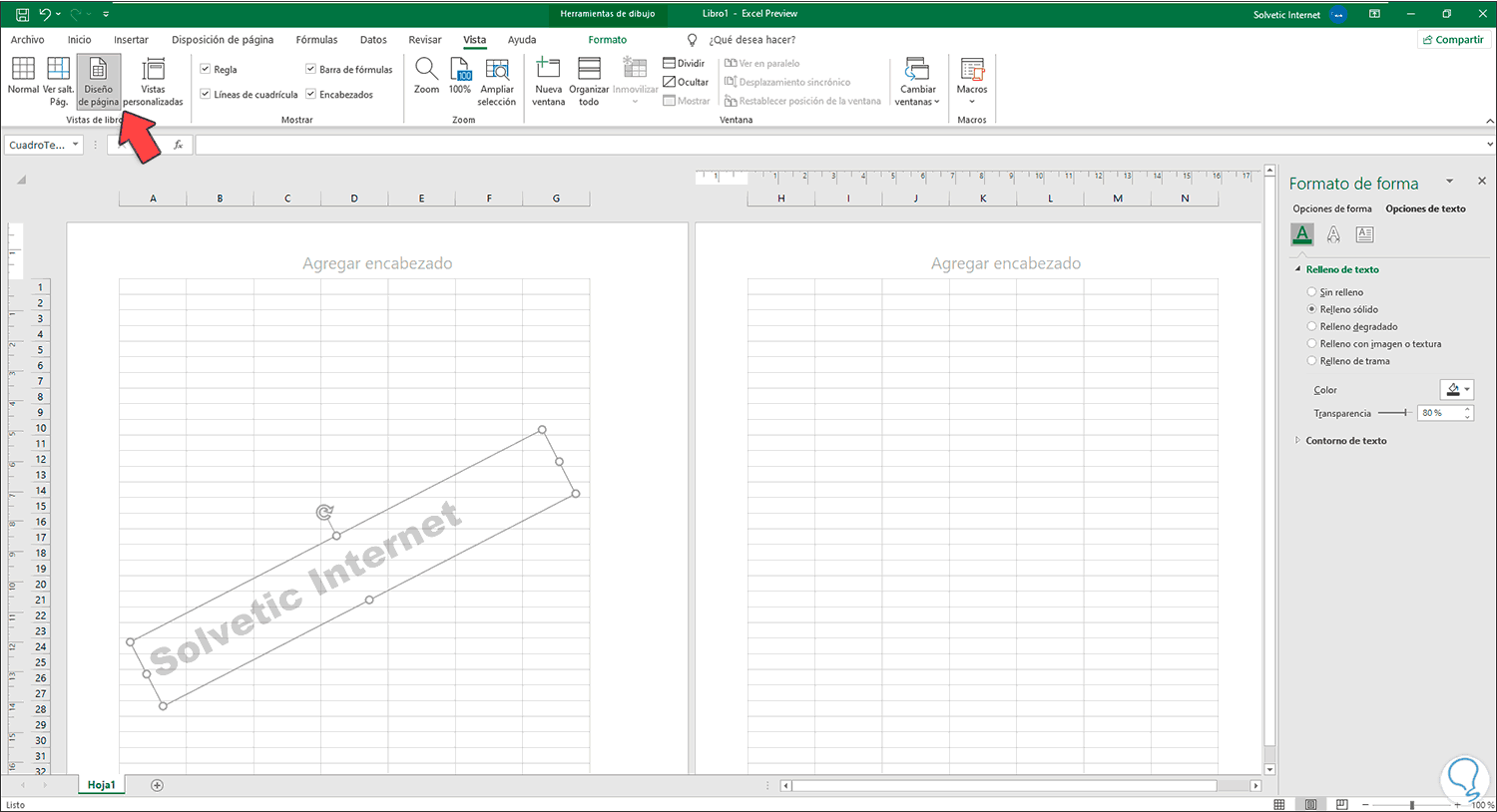 Cómo poner o quitar marca de agua Excel 2019 ️ - Solvetic