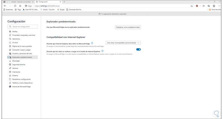 Activar Modo de Compatibilidad Internet Explorer Edge ️ - Solvetic